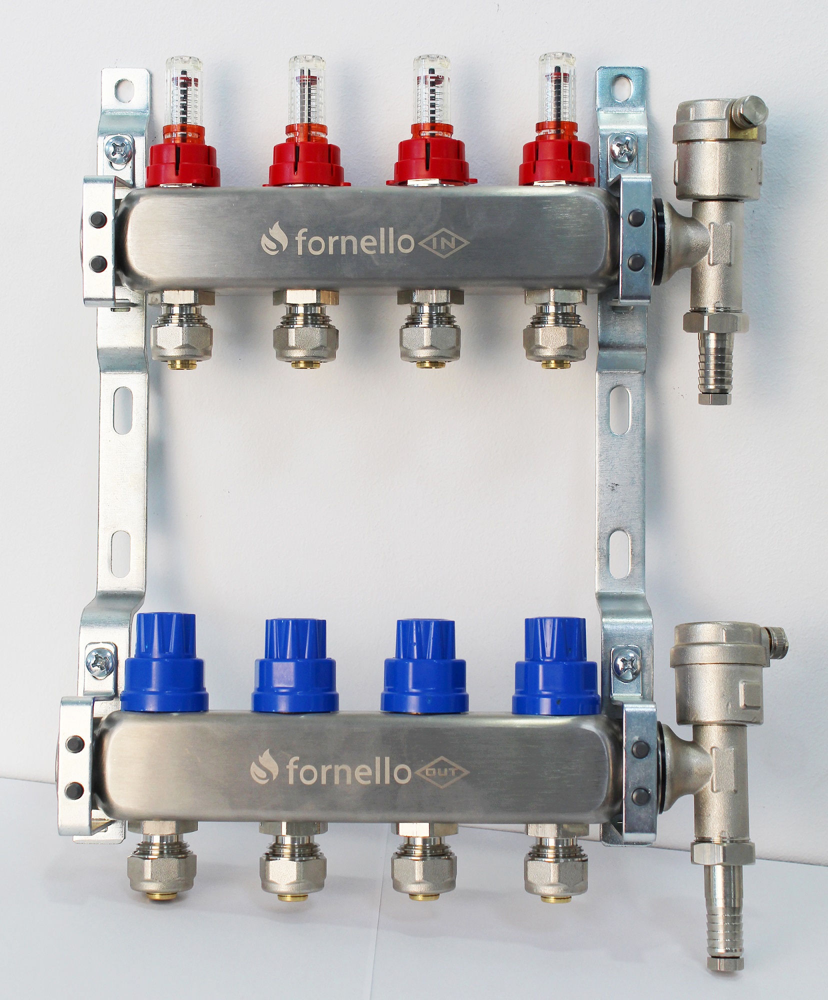 Distribuitor-Colector Fornello, echipat cu debitmetre, robineti si ...