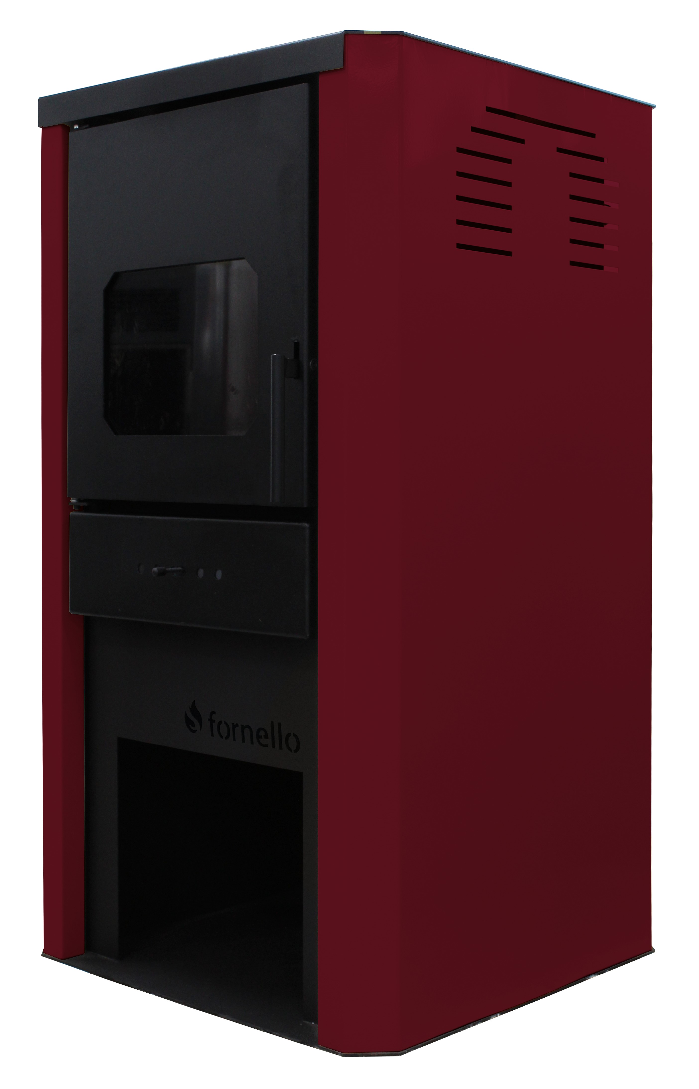 Set Termosemineu pe lemne, brichete si carbune Fornello Monza Bordeaux ...