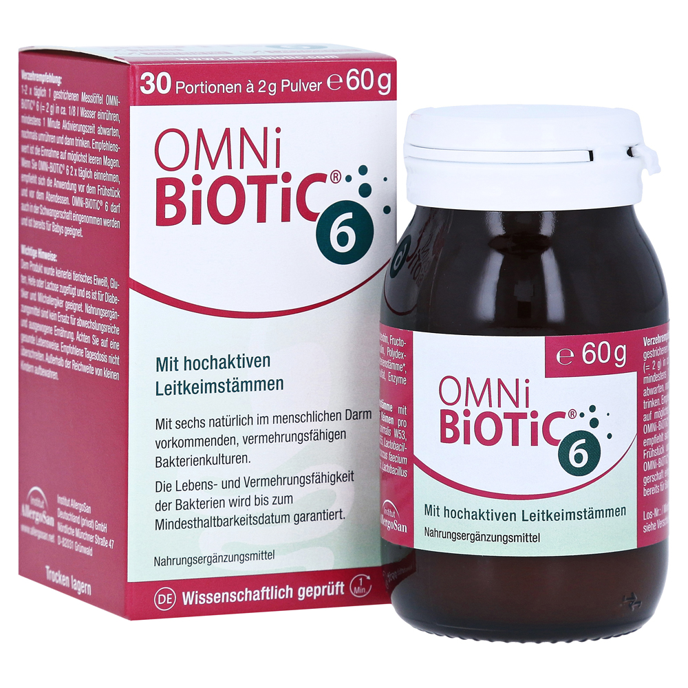 OMNI BIOTIC 6 -60G Pulbere-VEDRA Institut Allergosan