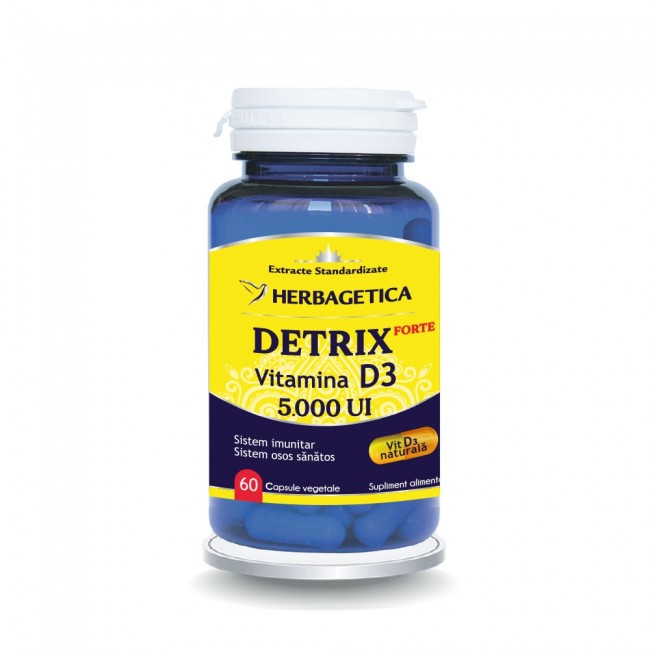 Uz general Detrix forte vitamina D3 5000ui 60 capsule P3884...