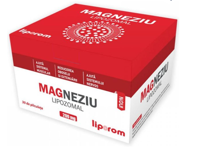 MAGNEZIU LIPOZOMAL 200 MG X 30 PLICURI BIOSCEM SUPLIMENTE A...