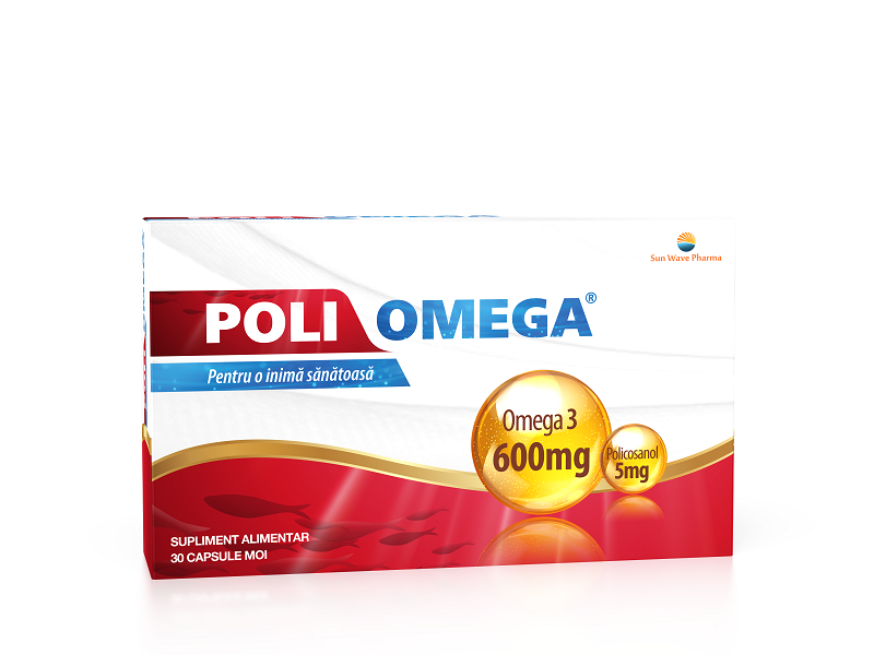 Poli-Omega, 30 capsule, Sun Wave Pharma SUN WAVE PHARMA SUP...