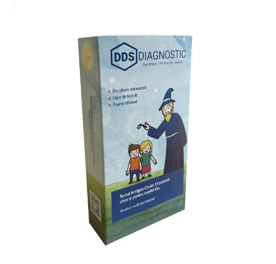 TEST RAPID ANTIGEN COVID 19 KIT 1 BUC PENTRU COPII DDS DIAG...