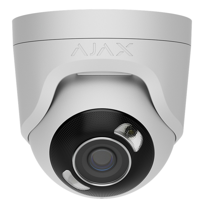 Cameră IP 5Megapixeli Ajax TurretCam HL (5MP/2.8) Albă TurretCam HL ...