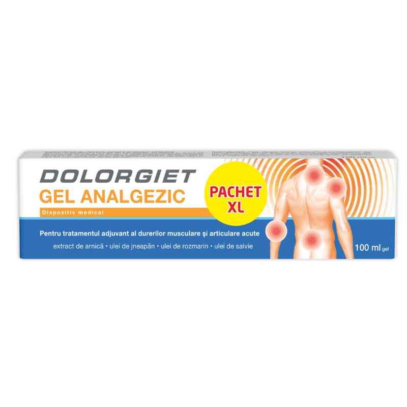 DOLORGIET GEL ANALGEZIC X 100 ML PACHET XL |43.08 lei | Larafarm.ro