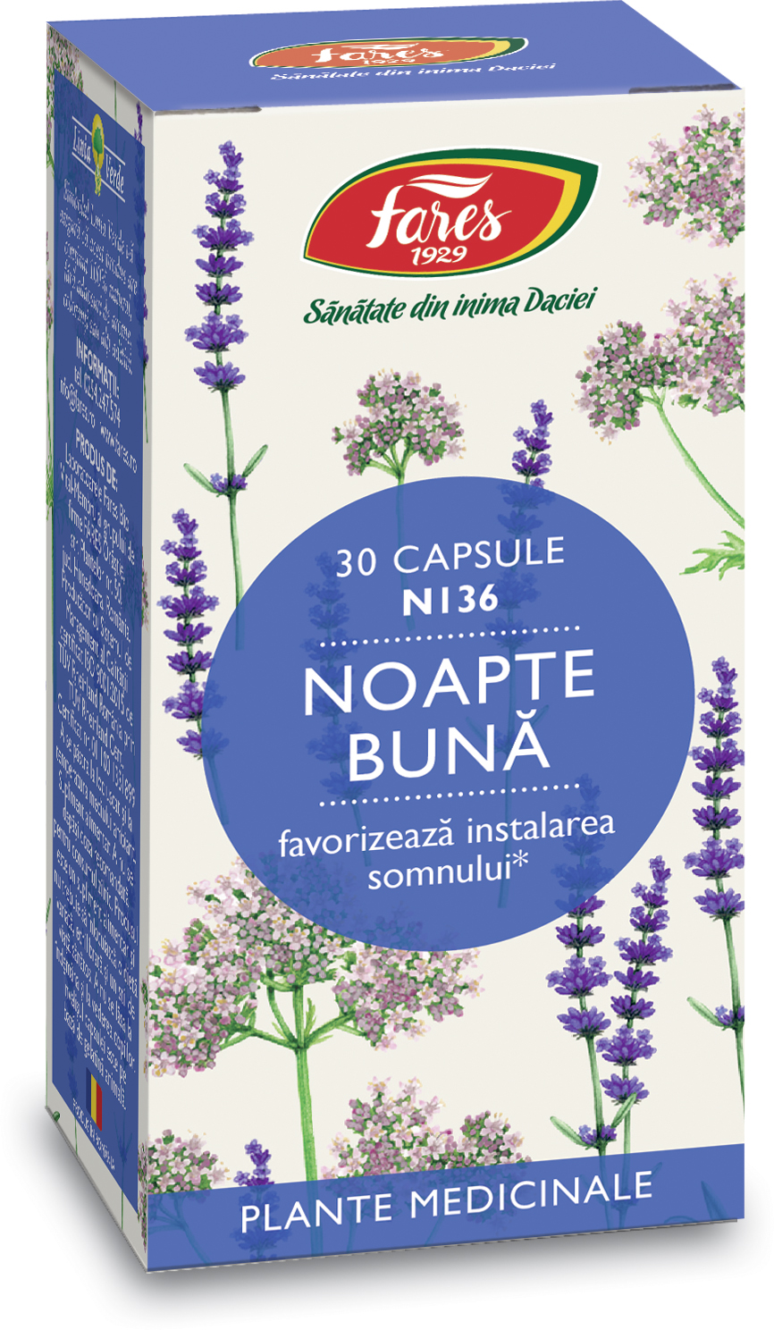 FARES NOAPTE BUNA X 30 CPS. |29.82 lei | Larafarm.ro