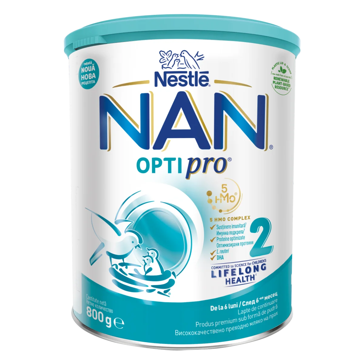 NESTLE NAN 2 OPTIPRO 800G |82.73 lei | Larafarm.ro