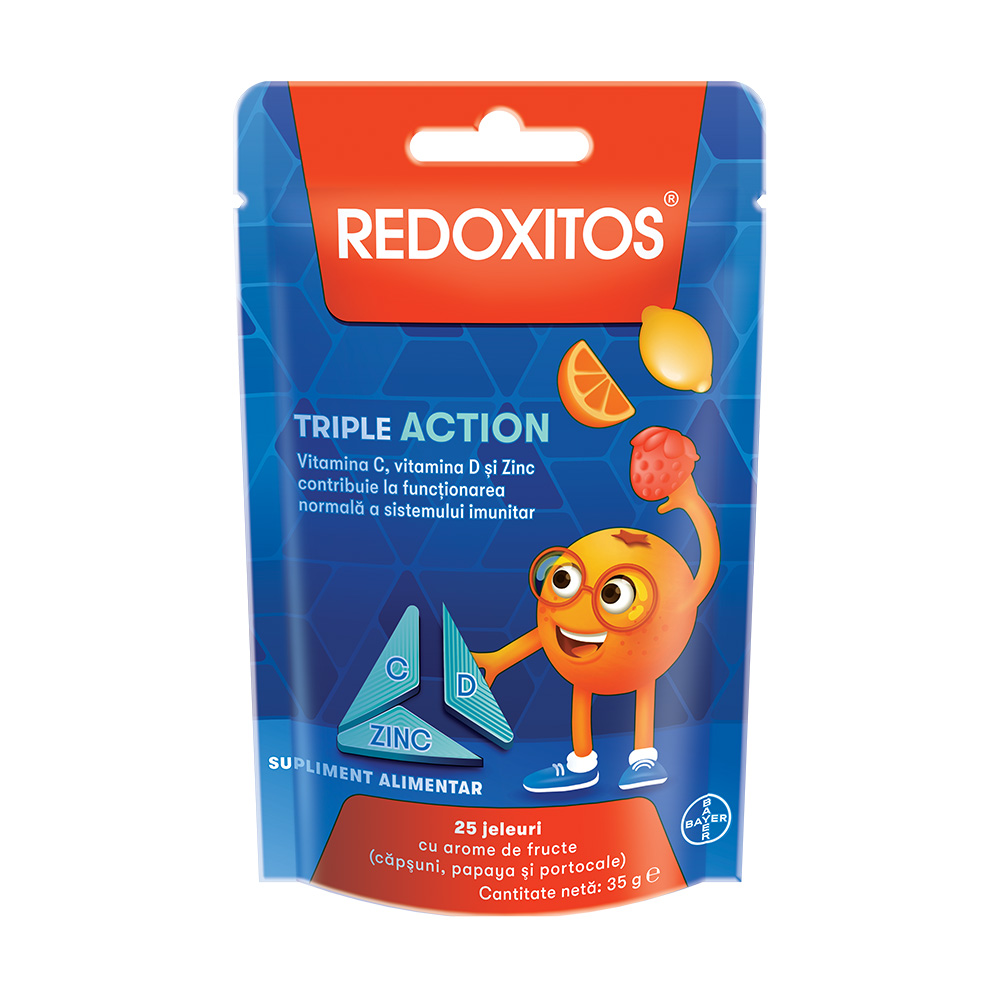 REDOXITOS TRIPLE ACTION X 25 JELEURI |30.39 lei | Larafarm.ro