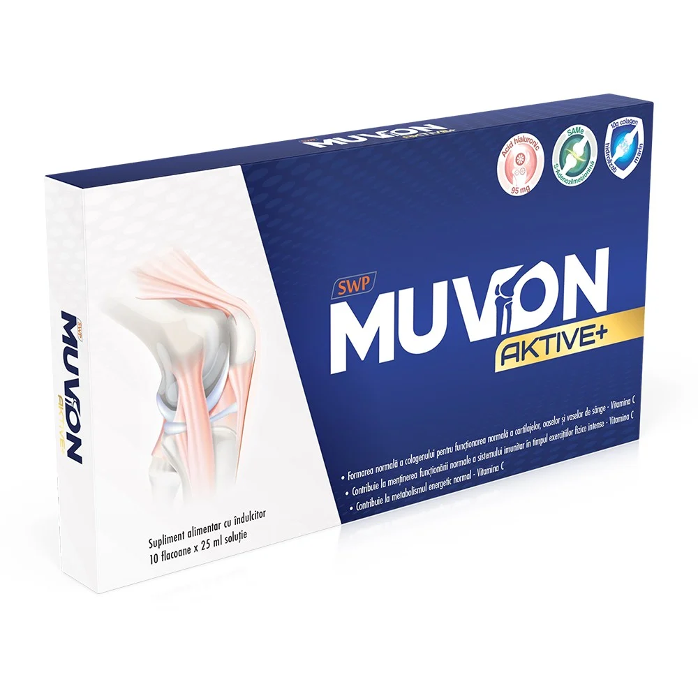 SUNWAVE MUVON AKTIVE PLUS 10 FIOLE X 25 ML |168.43 lei | Larafarm.ro