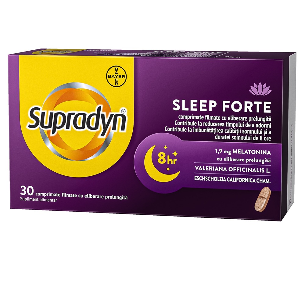 SUPRADYN SLEEP FORTE X 30 CPR. FILM. ELIB.PREL. |46.64 lei | Larafarm.ro