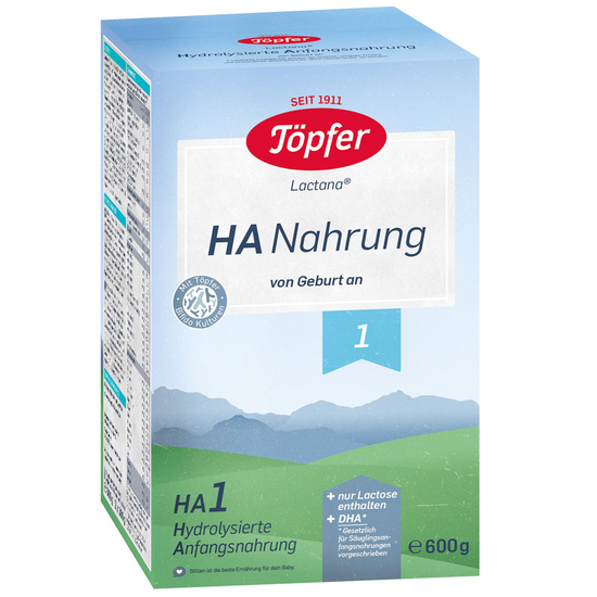 TOPFER HA 1 LAPTE COPII X 600 G |104.63 lei | Larafarm.ro