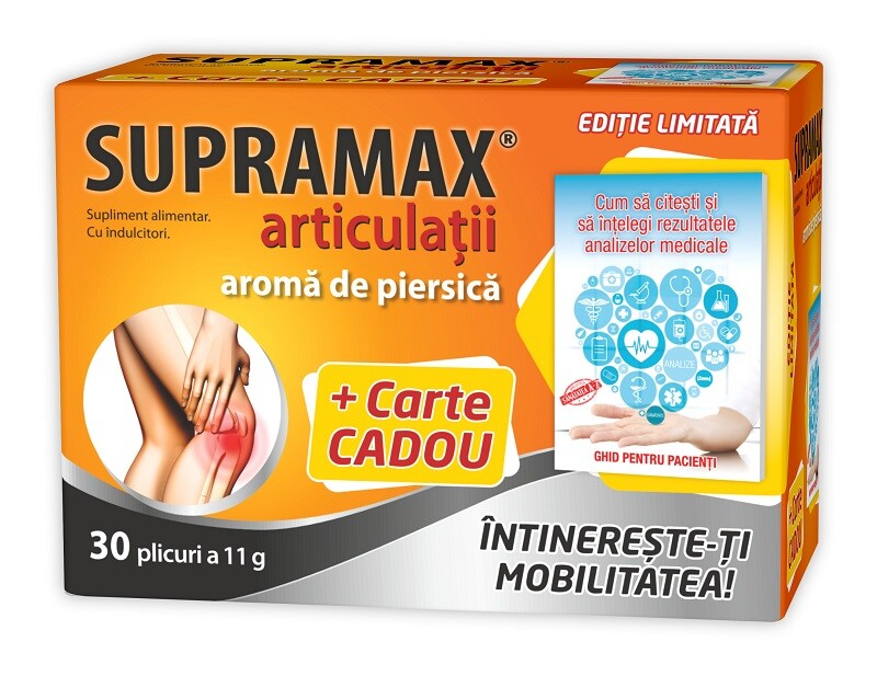 ZDROVIT SUPRAMAX ARTICULATII X 30 PLIC PIERSICA + GHID CADOU |63.51 lei ...