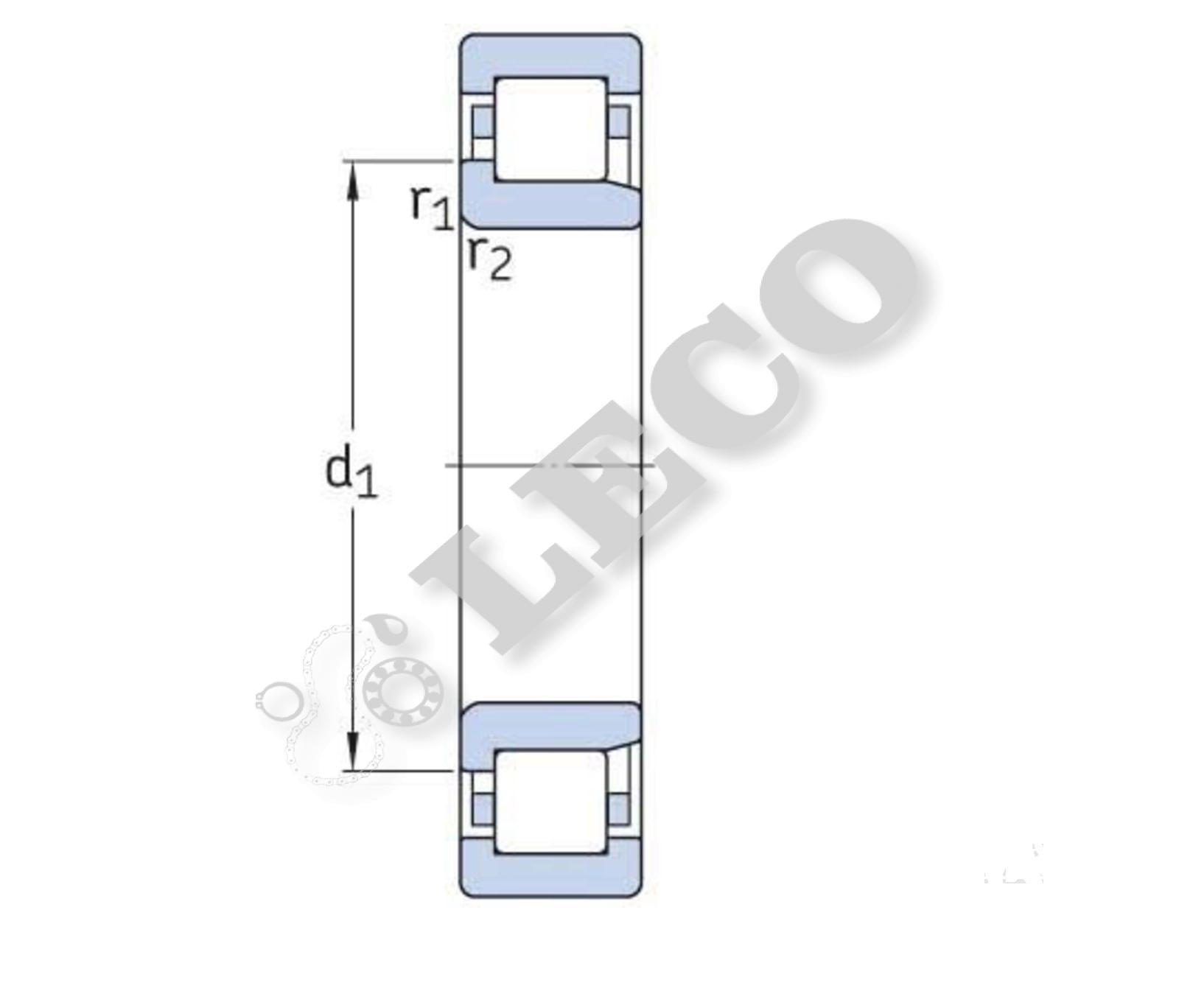 Rulmenti cu role RULMENT NJ 417-EM-URB 16543 LECO.ro