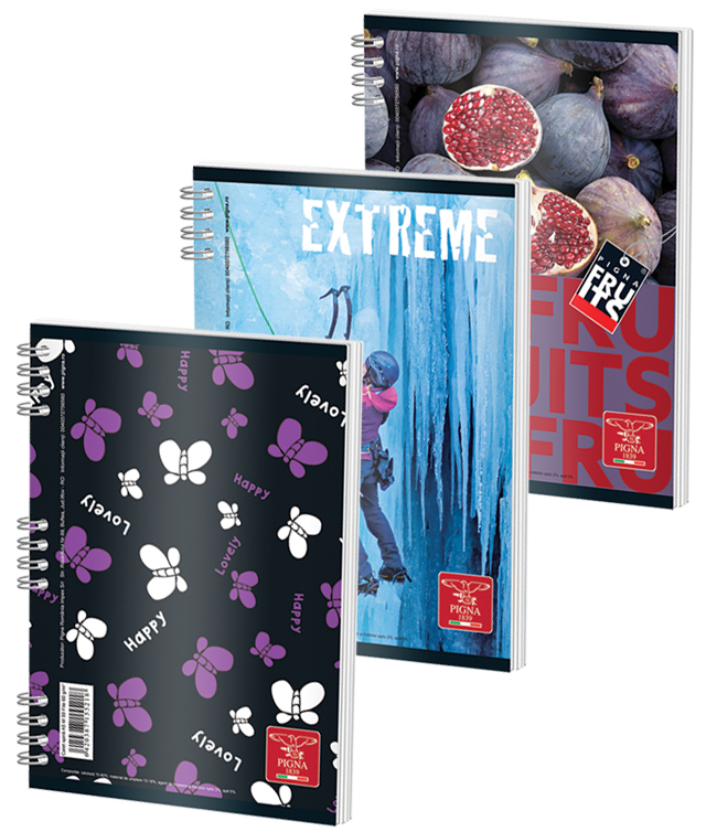 Caiete spira PIGNA_CAIETE | CAIET SPIRA A5 50F AR COLOR PIGN...