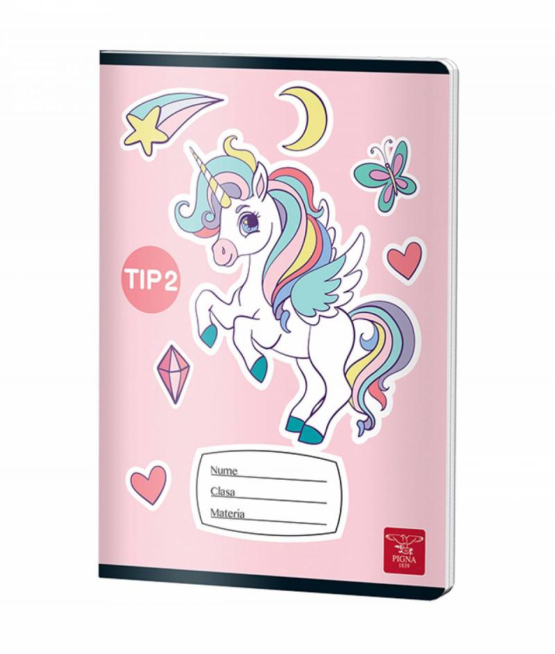 Caiete capsate PIGNA_CAIETE | CAIET TIP II 24 FILE COLOR PIG...