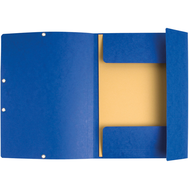 Mape carton EXACOMPTA | MAPA CARTON CU ELASTIC 400G ALBASTRA...