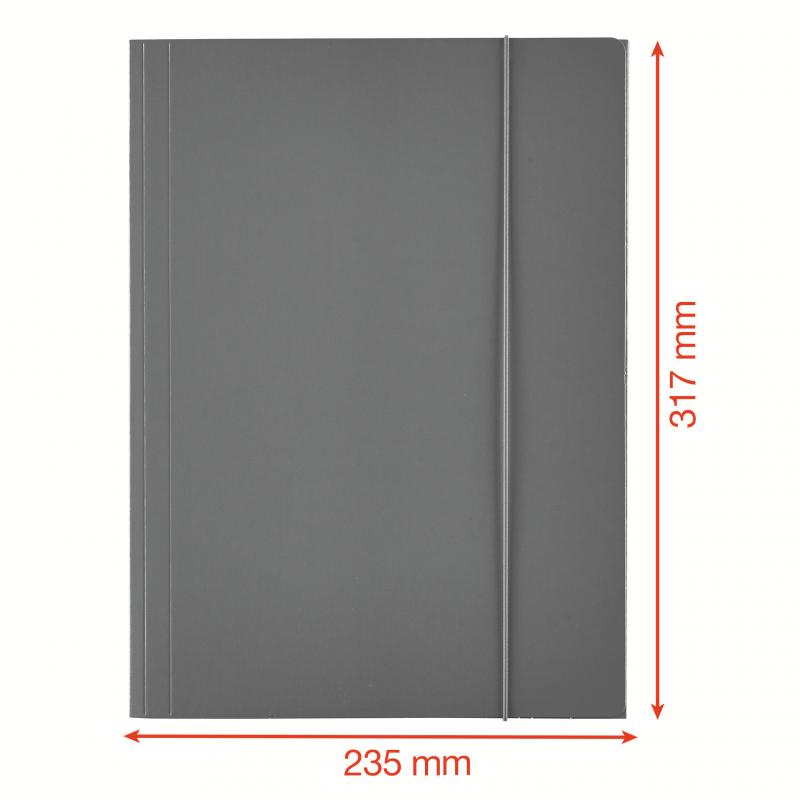 Mape carton ESSELTE | MAPA CARTON CU ELASTIC NEGRU ECONOMY E...