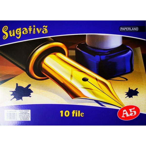 Alte produse scolare NB_SCO | SUGATIVA A5 SET 10 COLI