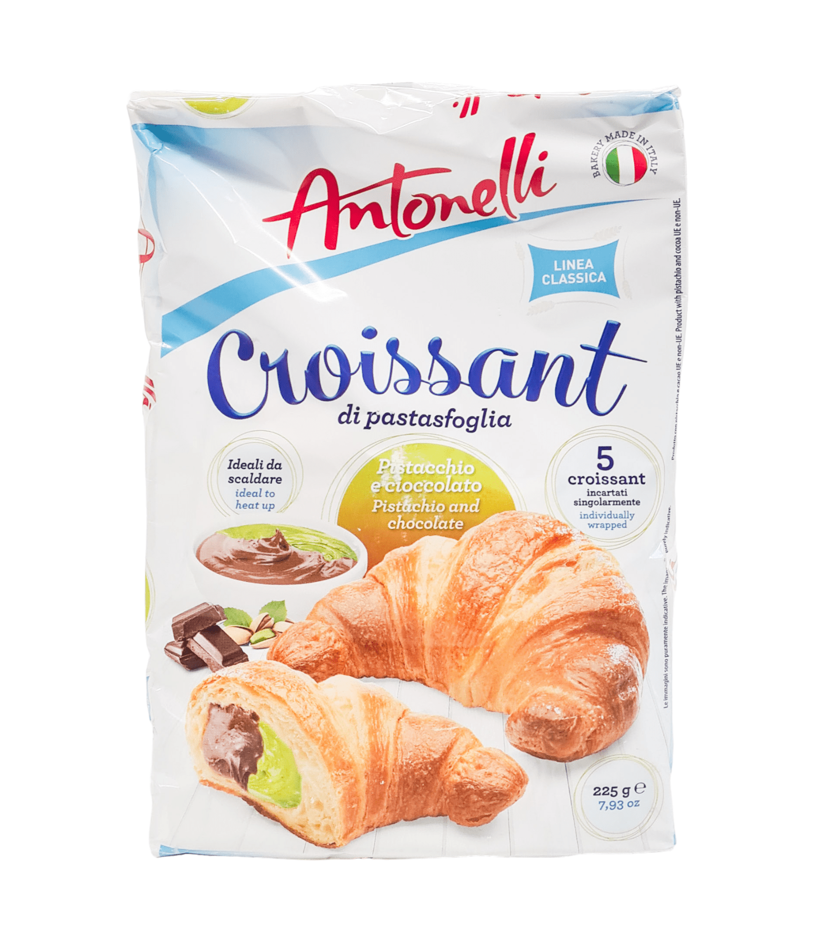 Antonelli Croissant Cu Crema De Fistic Si Crema De Ciocolata
