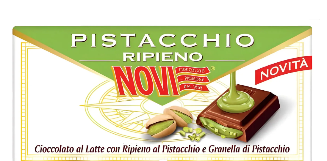 Ciocolata Novi Cu Umplutura De Fistic.