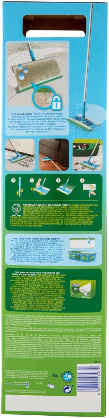 Kit Curatenie Swiffer Pentru Pardoseli Cu Lavete Umede