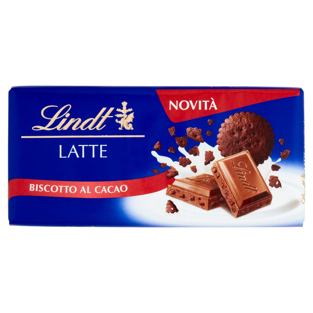 Lindt Ciocolata Cu Lapte Si Biscuiti Cu Cacao