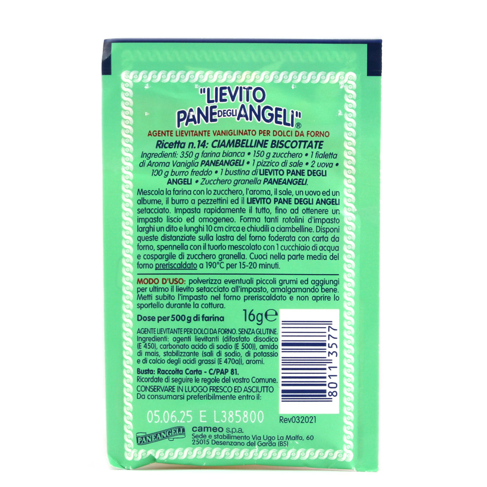 Praf de copt vanilat pentru prajituri Paneangeli