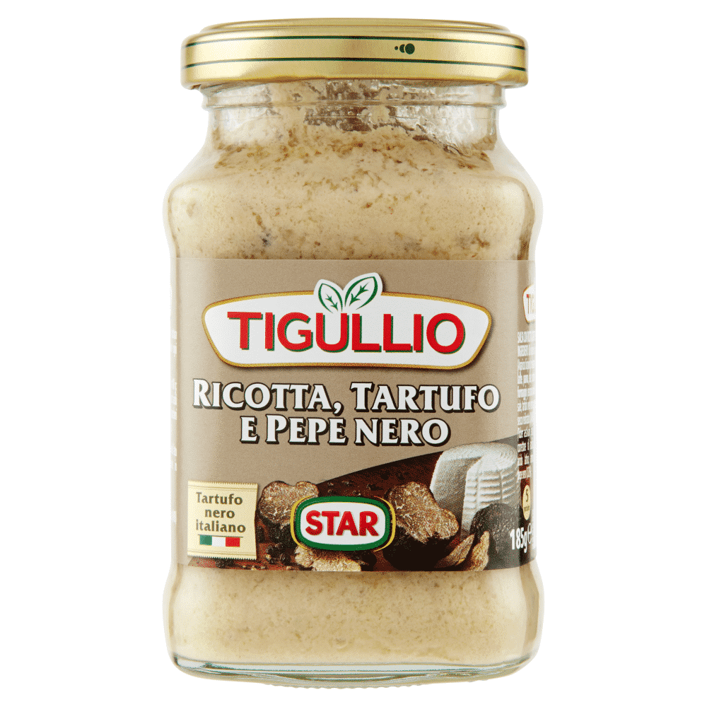 Sos Star Tigullio cu ricotta, trufe si piper negru