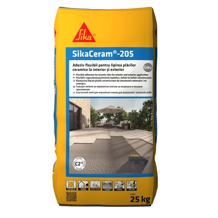 Adezivi placari ceramice Adeziv flexibil pentru placari cera...