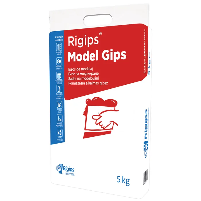 Gleturi Ipsos de modelaj Rigips Model Gips 5kg 10901082 Rigi...