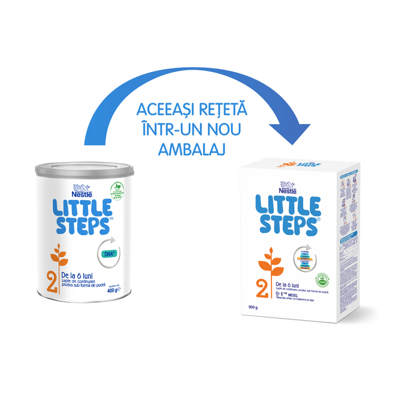 MAMA SI COPILUL NESTLE LITTLE STEPS 2 X 500GR A033127 NESTLE...