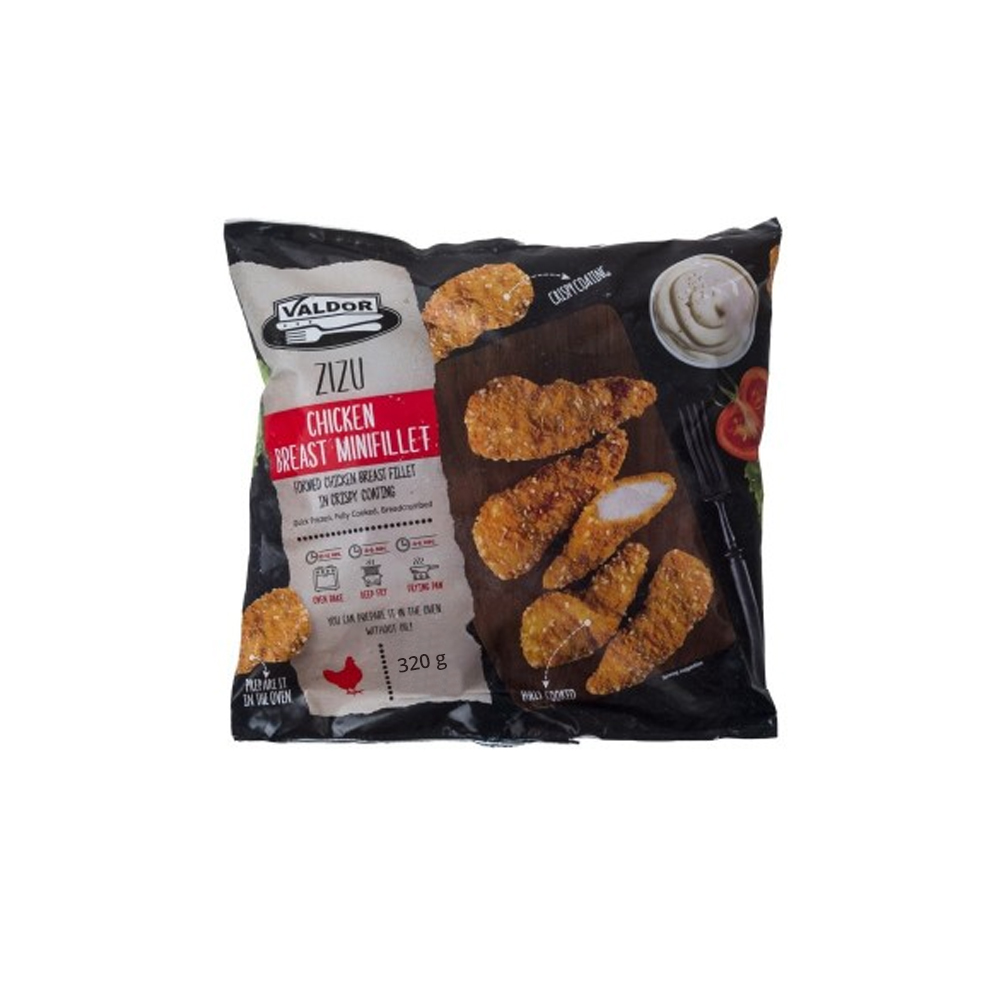 Mancare aproape gata MINI SNITEL PIEPT PUI ZIZU VALDOR 320G ...