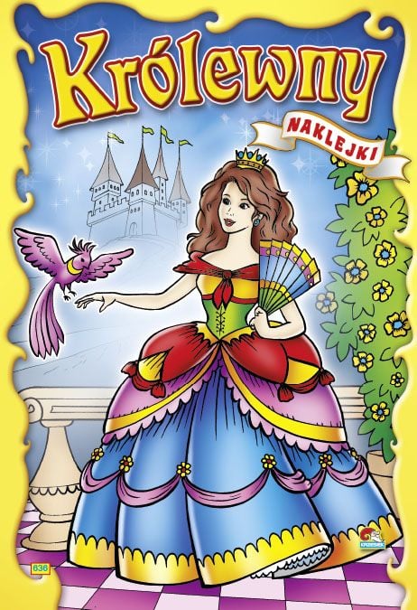 Carte de colorat. Printesa cu papagal (B5, 16 pagini) 458788...