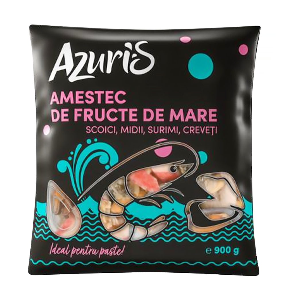 Peste congelat AMESTEC DE FRUCTE DE MARE AZURIS 900G 138944 AZURIS Merkúr