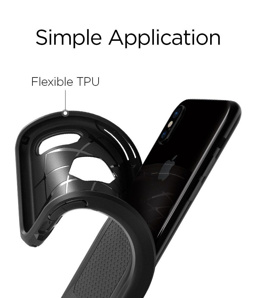 ?️ Husa Spigen Rugged Armor Extra iPhone X/10 -Military-Gr...