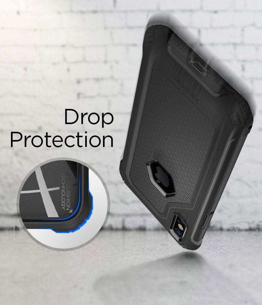 ?️ Husa Spigen Rugged Armor Extra iPhone X/10 -Military-Gr...