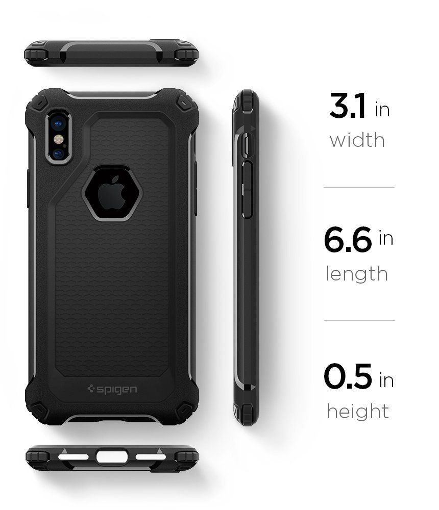 ?️ Husa Spigen Rugged Armor Extra iPhone X/10 -Military-Gr...