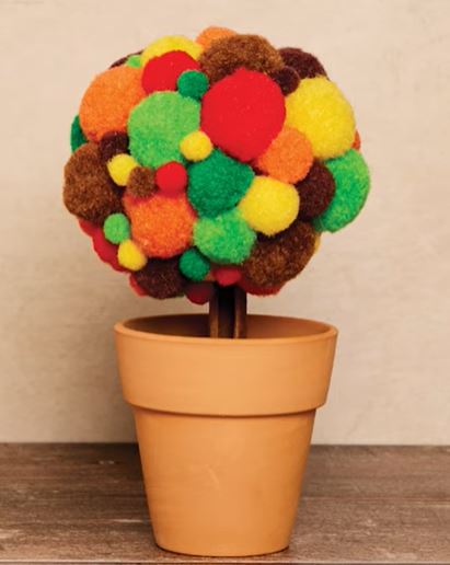 Copac din pom-pom