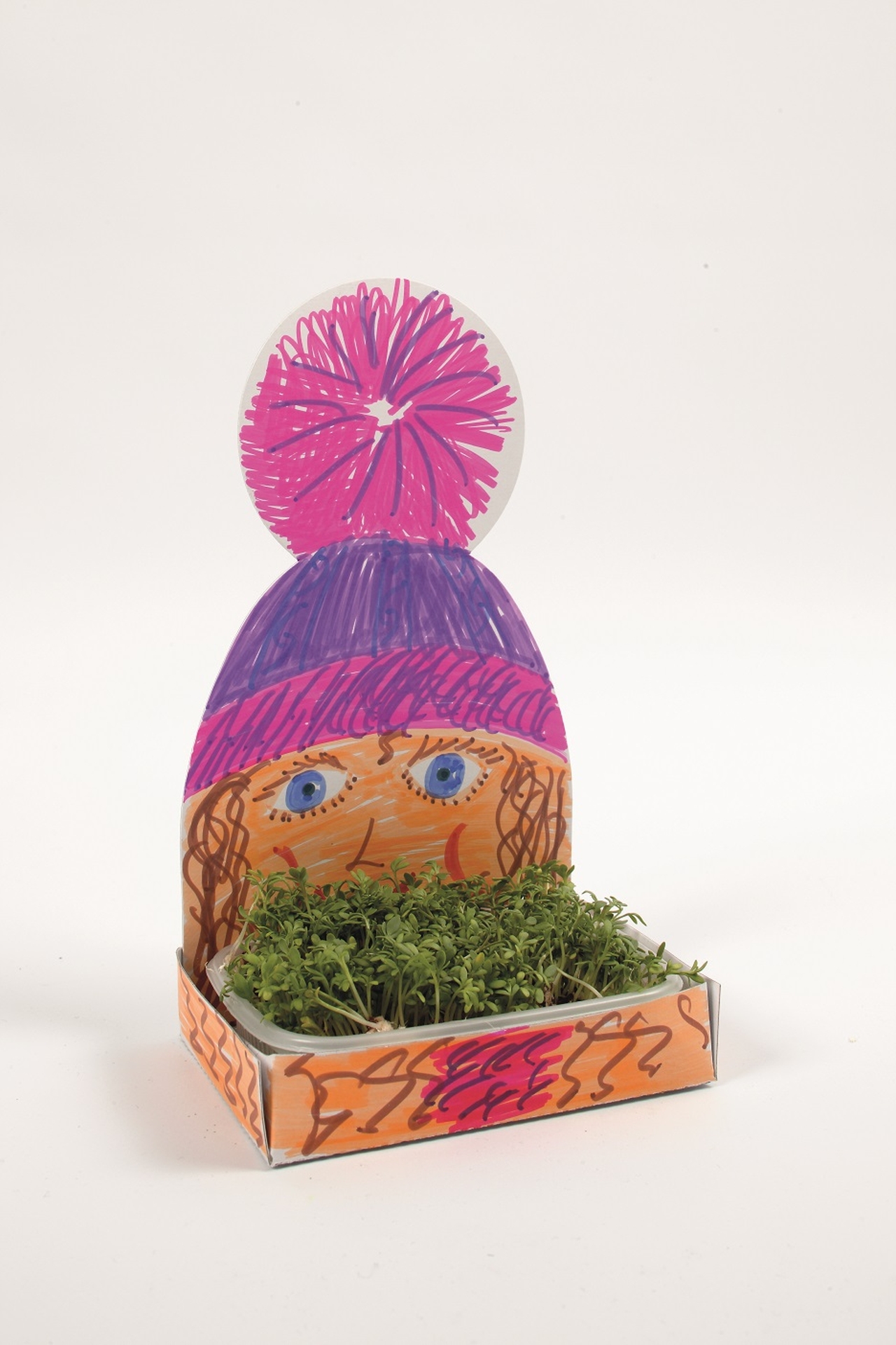 Suporturi pentru decorat Set 6 cutiute pentru semanat din plastic cu ...