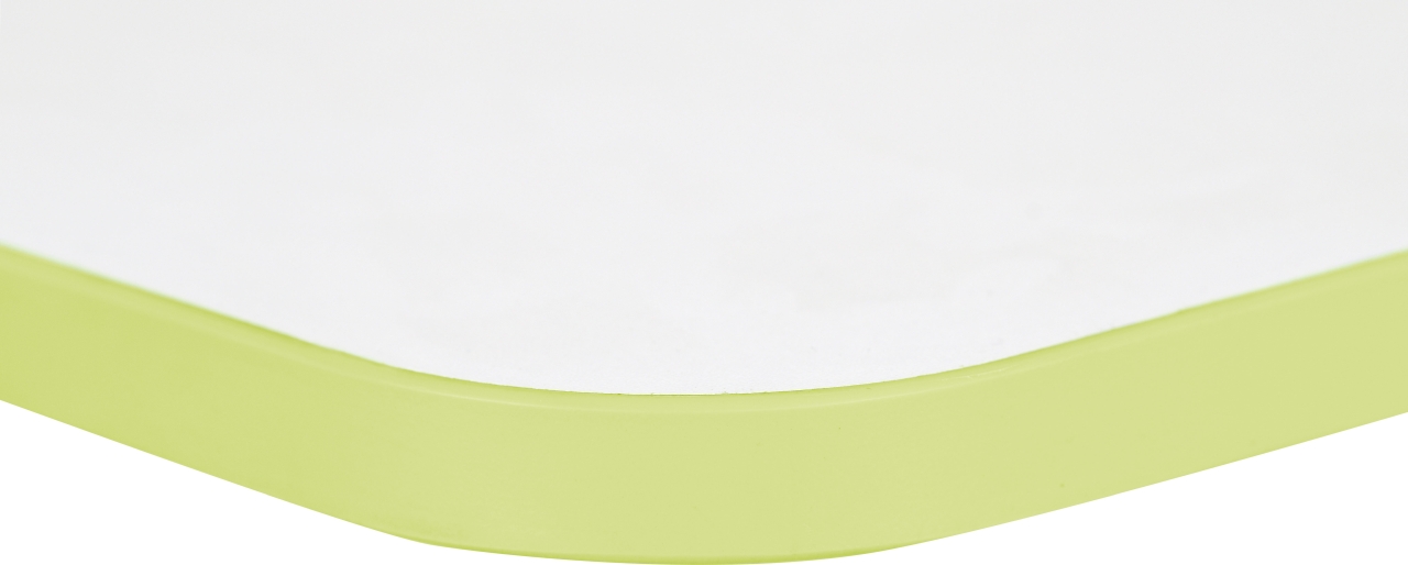 Blat color laminat, picioare metalice Blat dreptunghiular - vernil ...