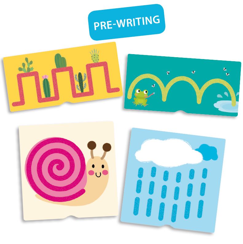 Citeste, Scrie Carduri tactile pre-scriere numere 150102 Omfal Educational