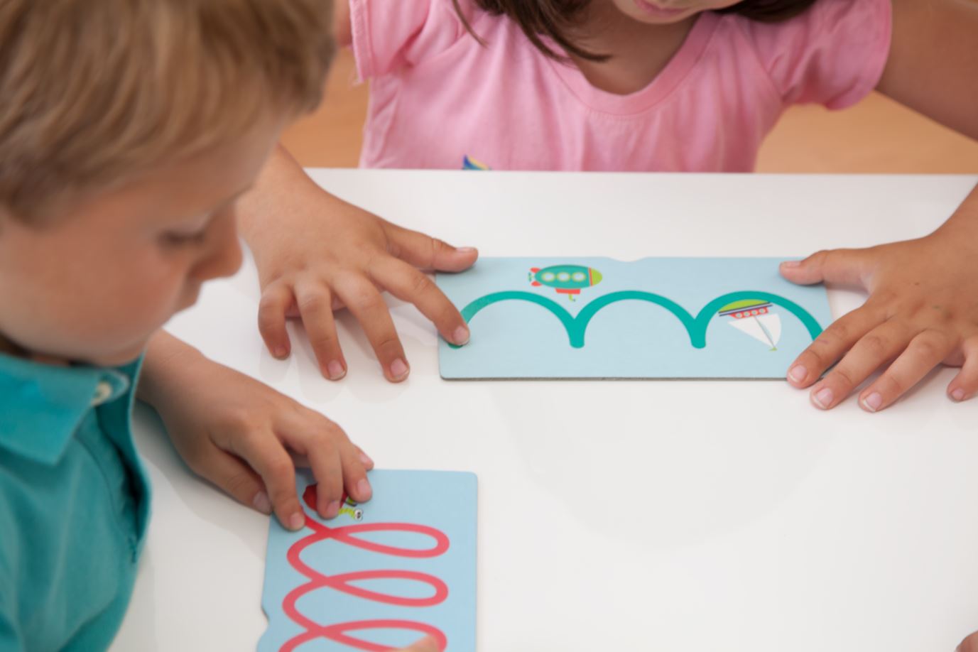 Citeste, Scrie Carduri tactile pre-scriere numere 150102 Omfal Educational