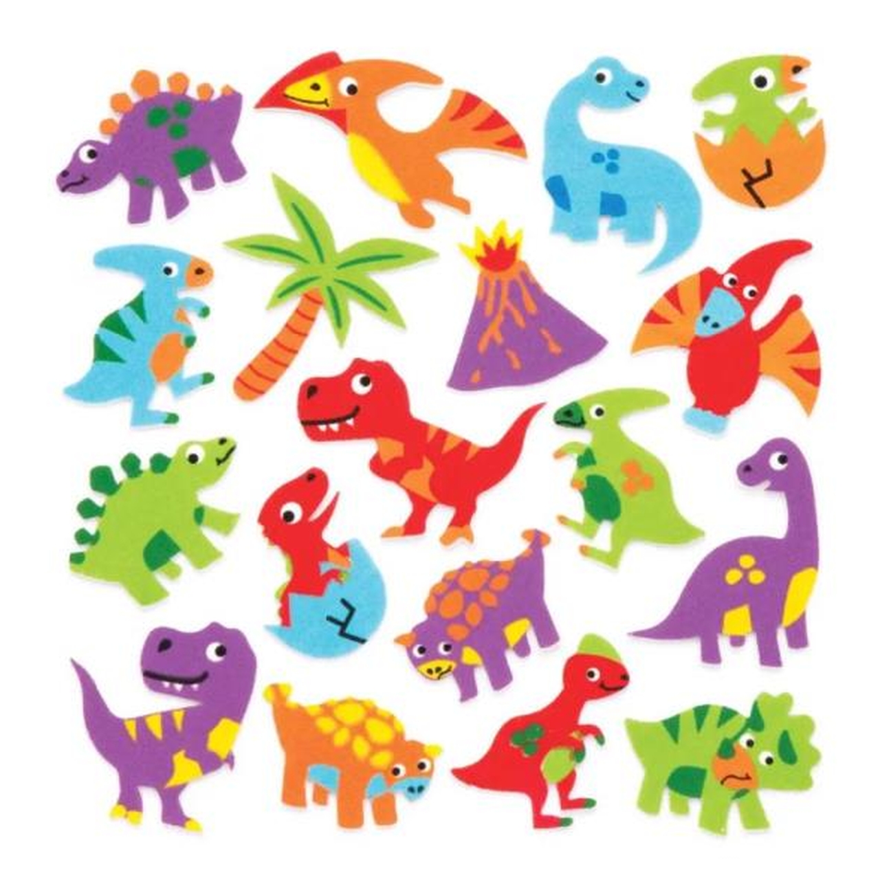 Forme neopren si fetru Dinozauri 122533 Omfal Educational