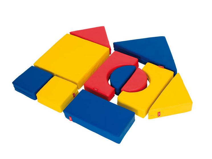 Seturi de module spuma Patrat cu forme geometrice W241093 Omfal Educational