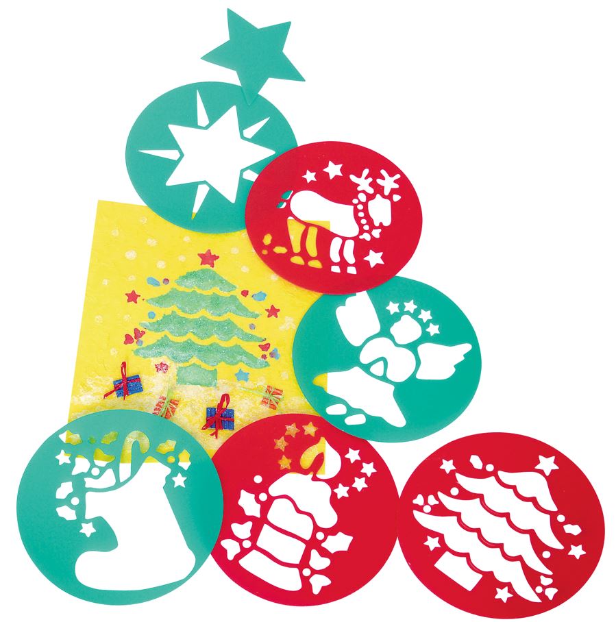 Sabloane Sabloane rotunde Craciun 111171 Omfal Educational