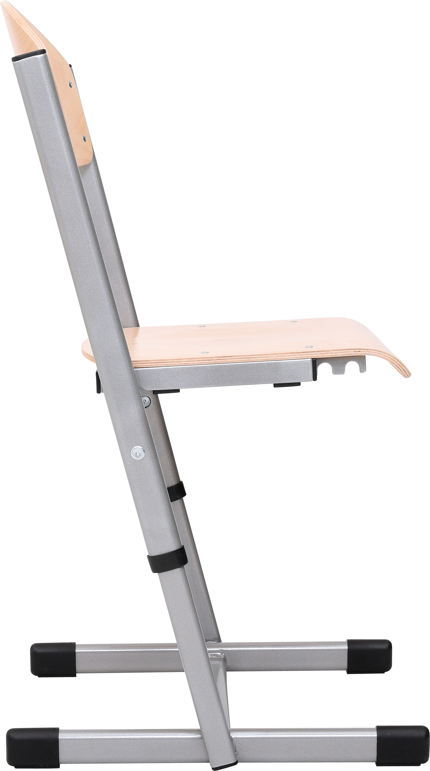 Scaune reglabile Scaun reglabil T h 38-46 cm gri 111268 Omfal Educational