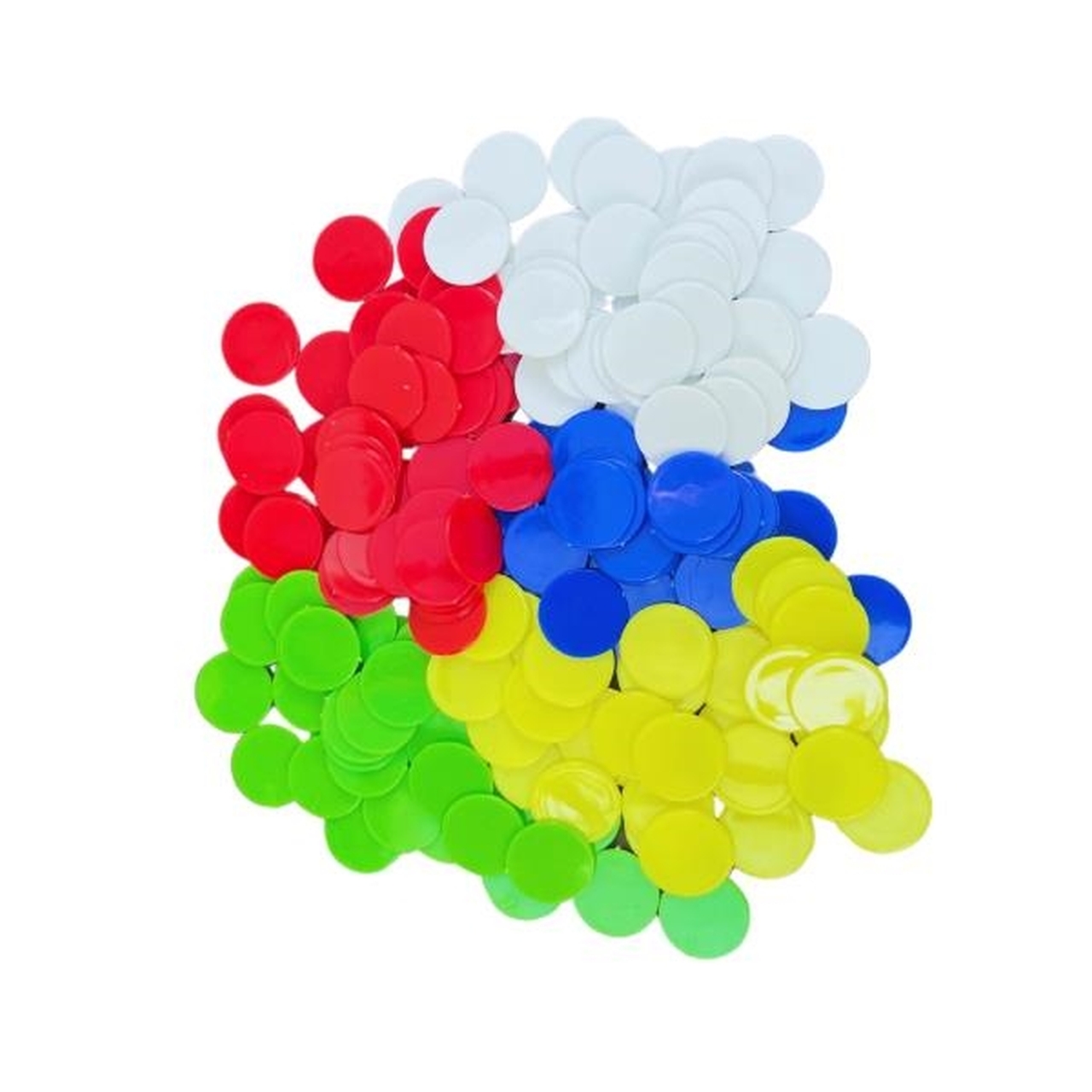 Sortare si clasificare Set 500 jetoane colorate 122556 Omfal Educational