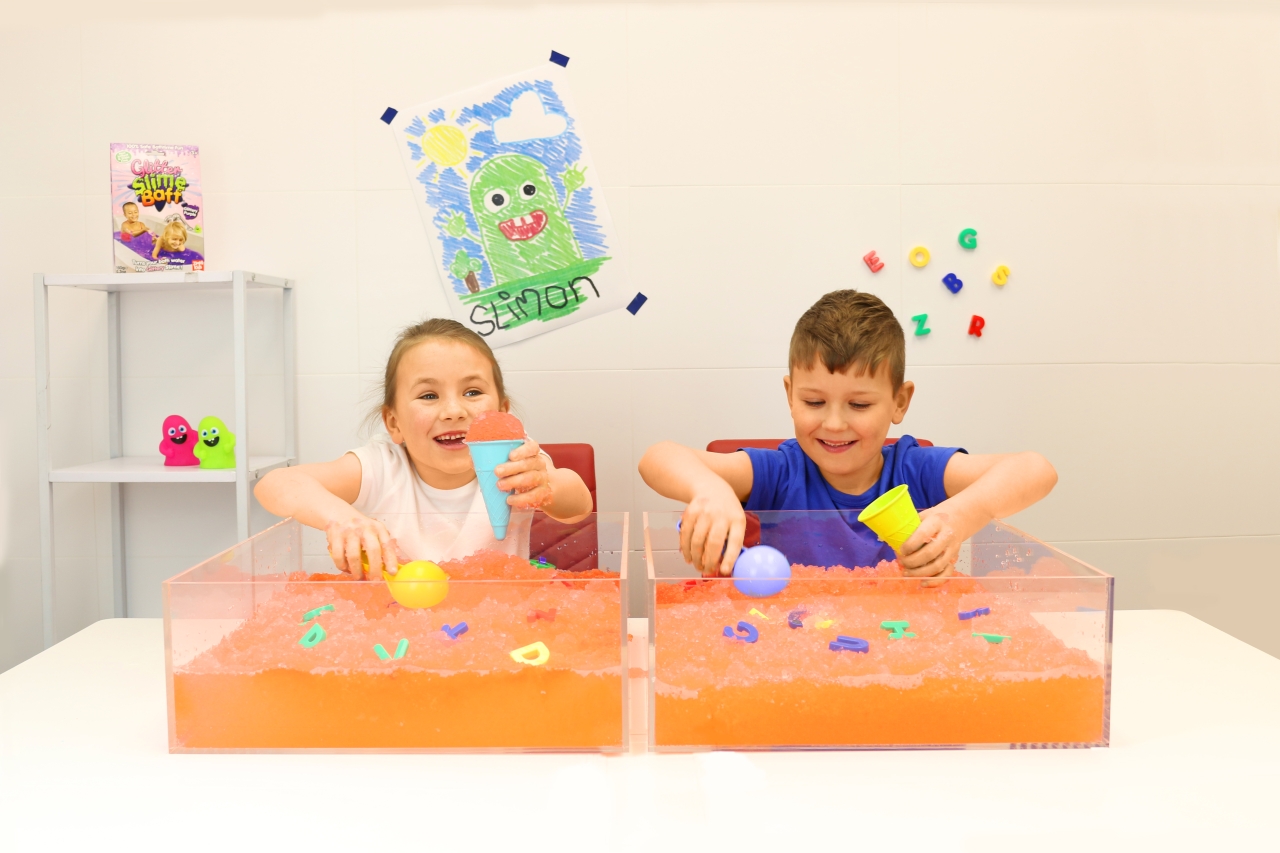 Stimulare tactila Set gel senzorial colorat 180021 Omfal Educational