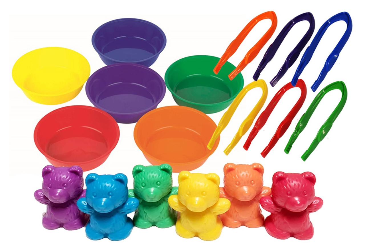 Sortare si clasificare Set sortare ursuleti 122550 Omfal Educational