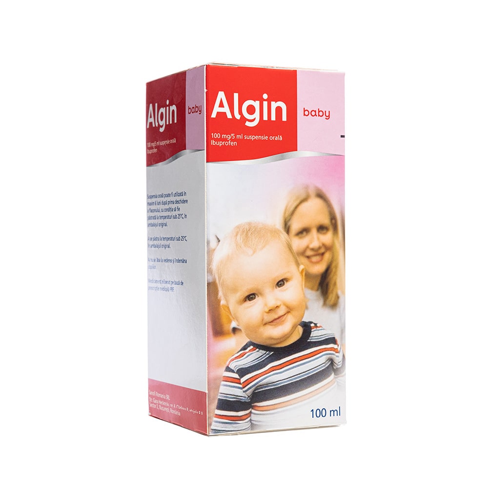 ALGIN BABY 100mg/5ml Suspensie orala prospect ibuprofen